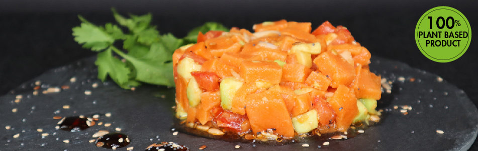 Vegetable Salmon Tartar | Singular Bites